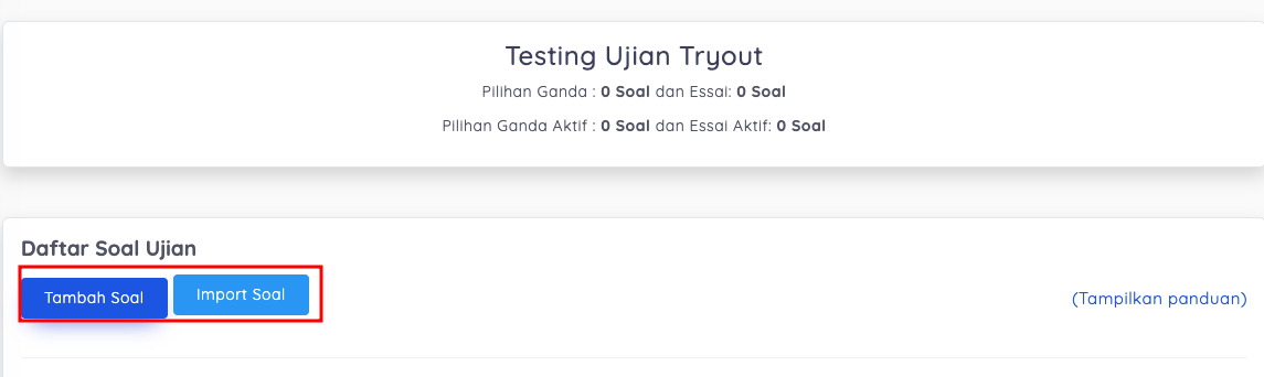 Membuat Soal Tryout UTBK, SNMPTN dan CPNS Online - E-ujian.id