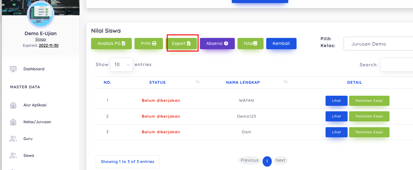 Alur Menggunakan Aplikasi E-Ujian - E-ujian.id