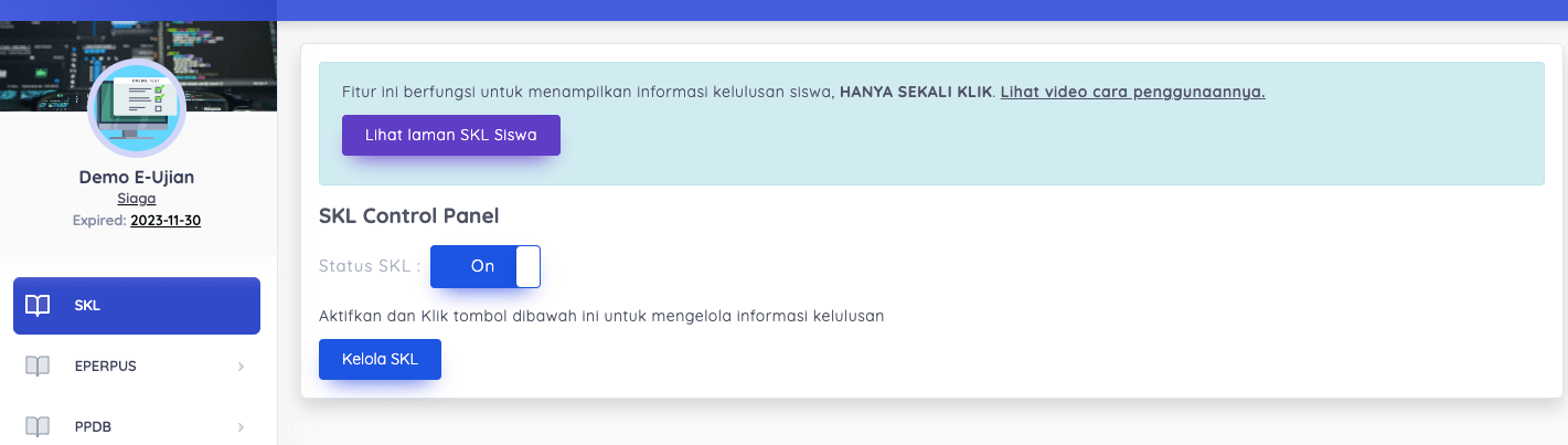 Cara Mengumumkan Kelulusan tanpa Cetak SKL dan Transkrip - E-ujian.id